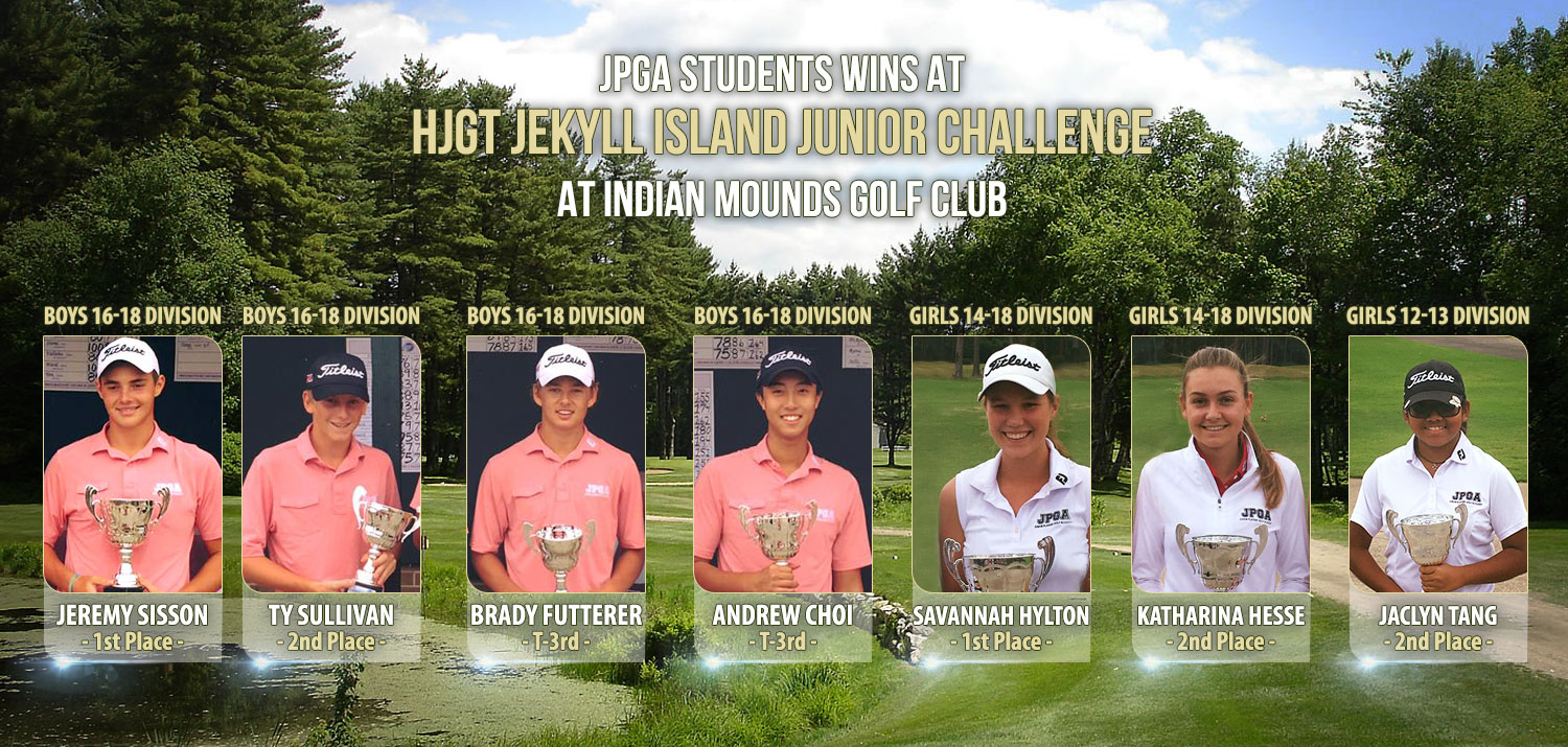 JPGA Students wins at HJGT Jekyll Island Junior Challenge At Indian ...